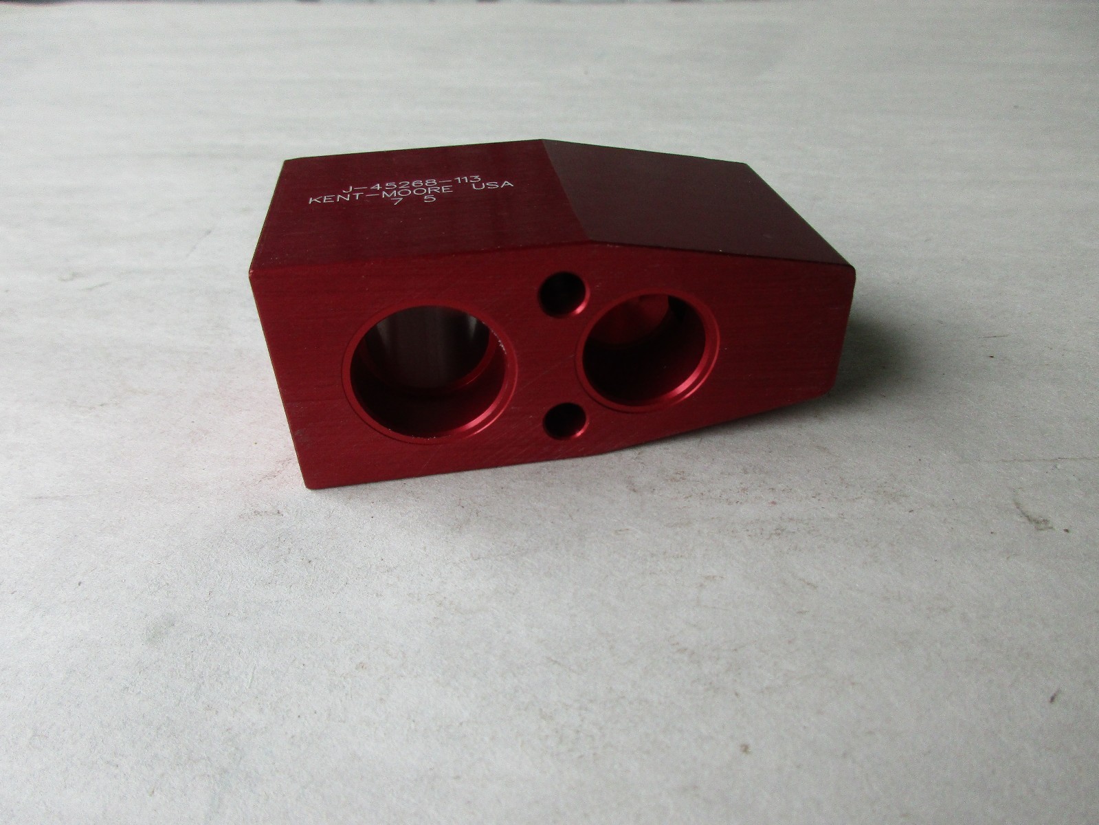 KENT MOORE TOOL J-45268-113 TXV AIR CONDITIONING FLUSHING BLOCK ADAPTER ...