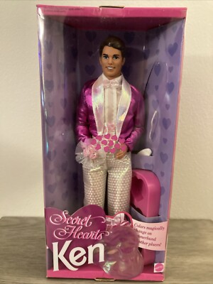 Barbie Secret Hearts Ken Fashion Doll Vintage 1992 Valentines Day ...