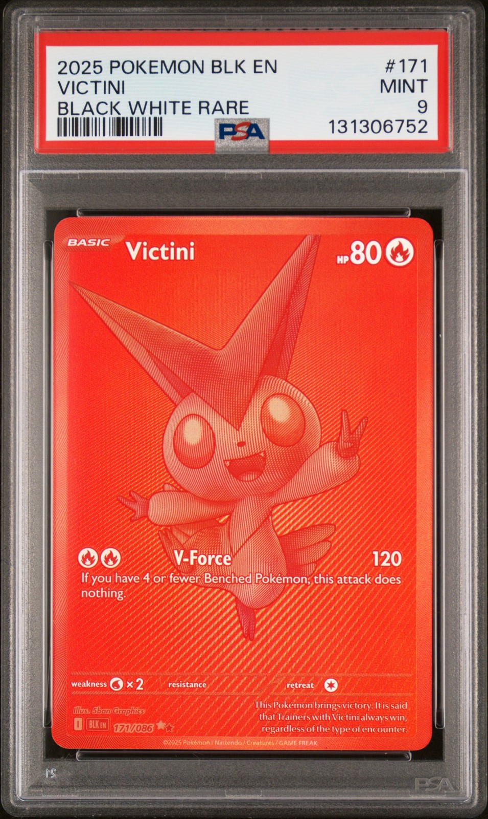 Victini 171/86 - Rare Card | Black Bolt (zsv10pt5-171)