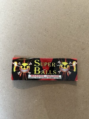 Super Balls Firecracker Label Ultra Loud Balls Label Only | eBay