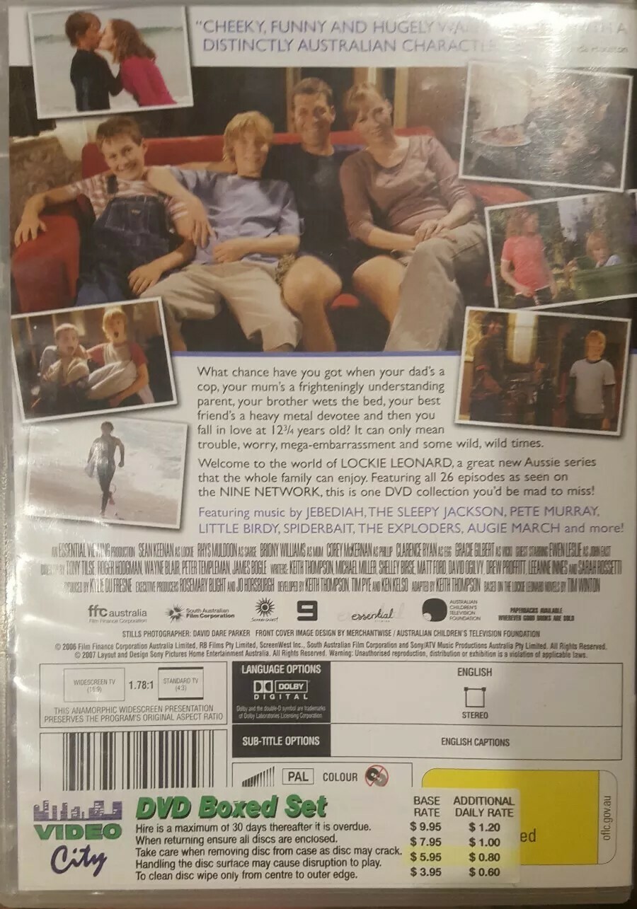 LOCKIE LEONARD DELETED DVD THE COMPLETE FIRST SERIES AUSSIE TV SHOW ...