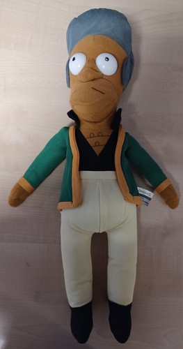 The Simpsons APU Character Plush Soft Toy RARE 2006 Matt Groening 16 ...