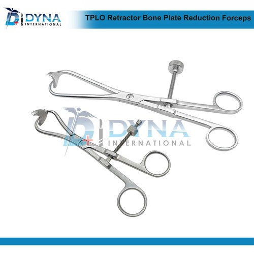 TPLO Retractor Bone Plate Reduction Forceps Surgical Instruments set of ...