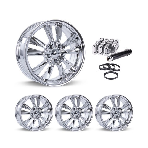 Set of 4 RTX Twist Chrome Alloy Wheel Rims for Acura Honda P30994 17x7 ...