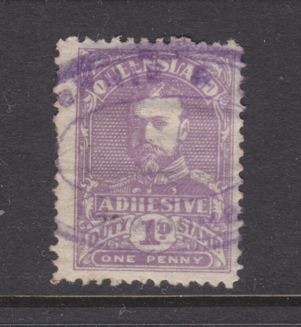 QLD: STAMP DUTY KGVI ADHESIVE TYPE FISCAL | eBay Australia