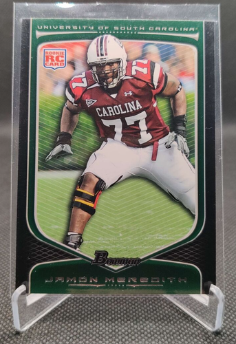 2009 Bowman Draft #140 Jamon Meredith Rookie RC South Carolina football ...