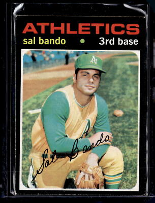 Sal Bando 1971 Topps #285 Oakland Athletics | eBay