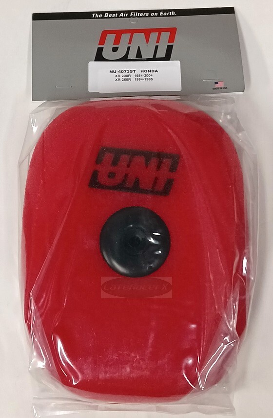 Honda XR200R Air Filter Uni Dual Stage Air Filter NU-4073ST Includes ...