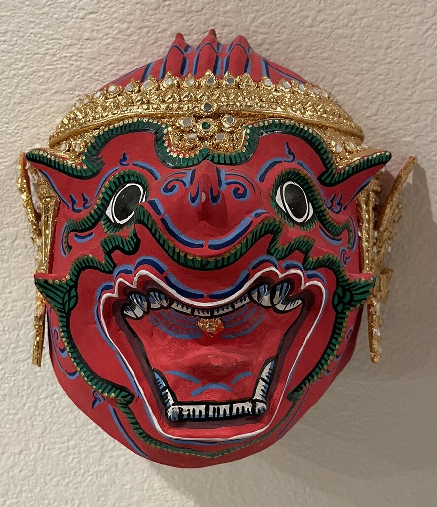 Paper Mache Devil Mask