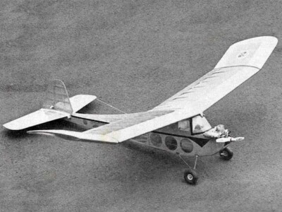 Buzzard Bombshell Sport Model 72" RC Model Airplane Printed Plans ...