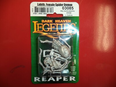 03085: Labith, Female Spider Demon Reaper Miniatures Dungeons and ...