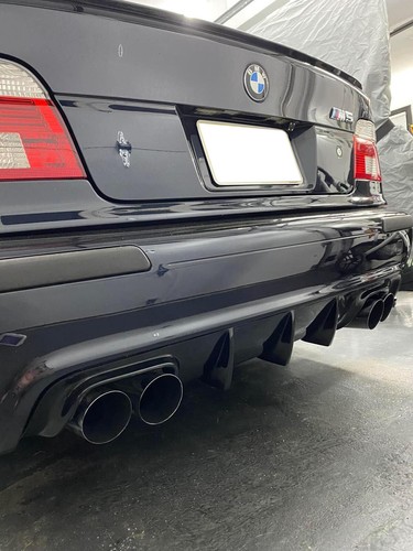 BMW E39 M5 Rear Bumper Lip Splitter Diffuser fit sedan and touring ...