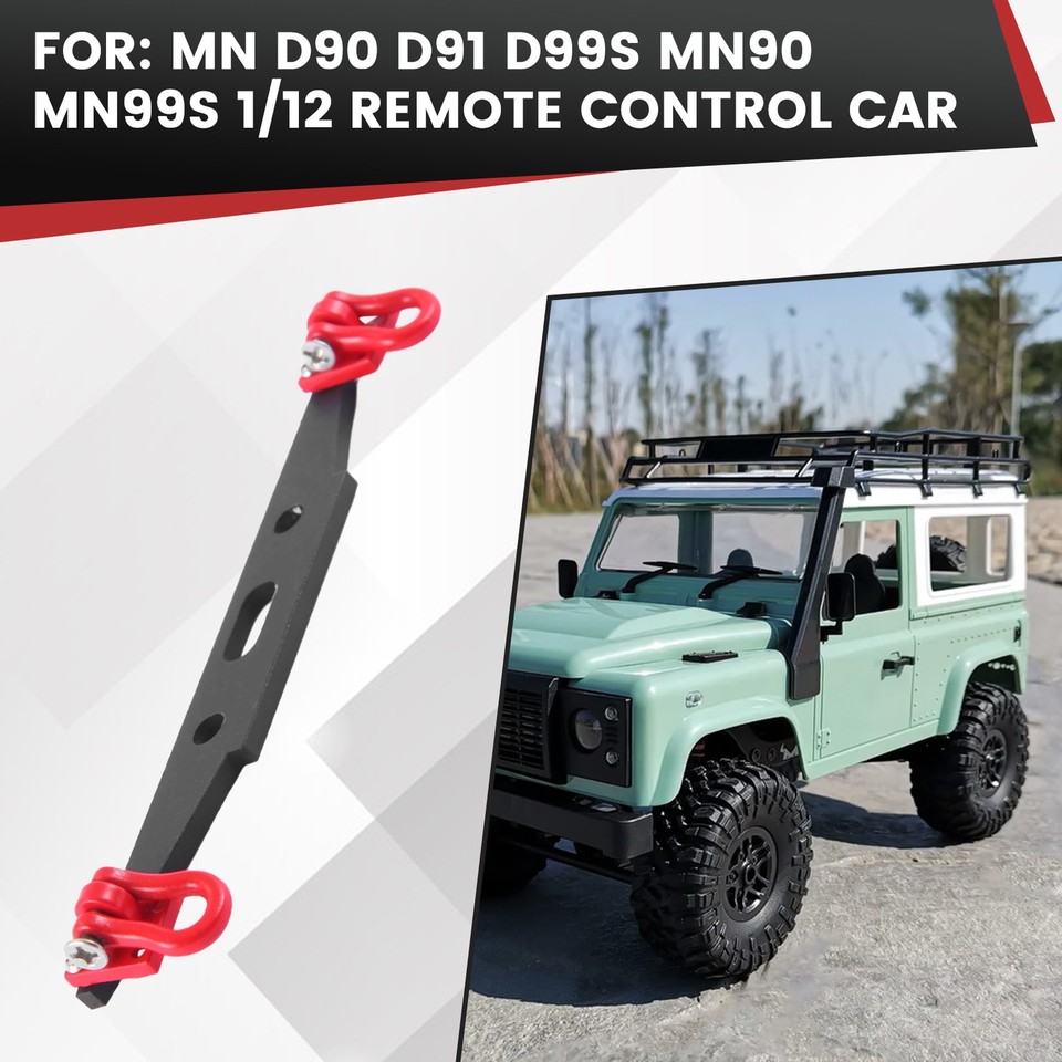 Metal Rear Bumper with Tow Hook for MN D90 D91 D99S MN90 MN99S 1/12 RC ...
