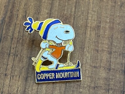 PINS PIN ENAMEL BD SNOOPY STATION SKI USA COPPER MOUNTAIN VERSION EGF ...