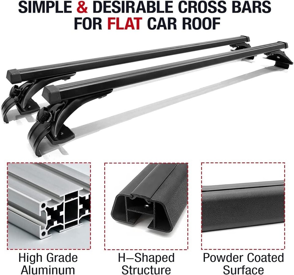 W/O Roof Rail Rack Cross Bar Crossbar Fit for HONDA Insight ZE4 2019 ...