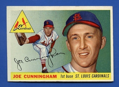 1955 Topps # 37 JOE CUNNINGHAM ST. LOUIS CARDINALS EX | eBay