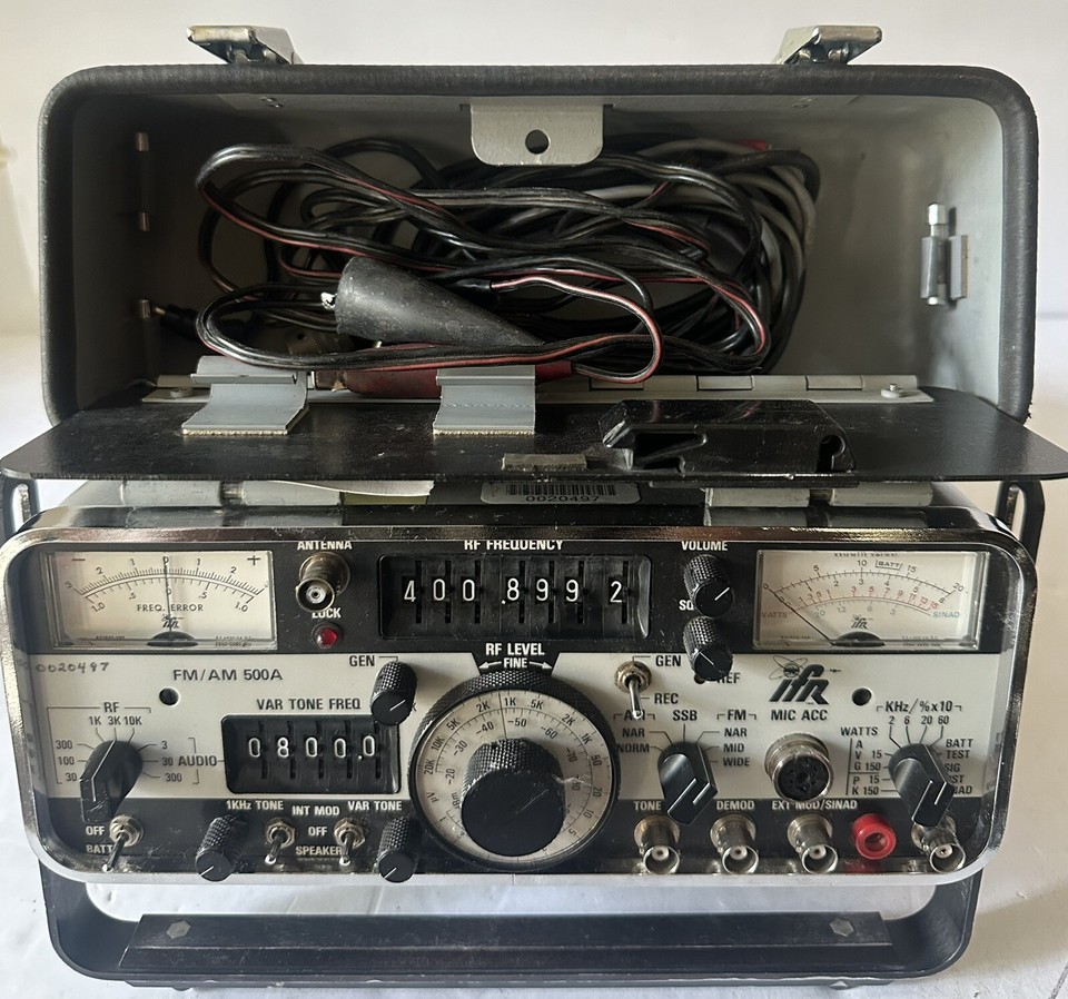 IFR FM/AM 500A Avionics Electronic Measuring Instrument Radio Spectrum ...