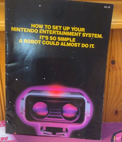 How To Set Up Your Nintendo Entertainment System NES Book Rob The Robot ...