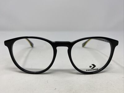 Converse Q324 BLACK 50-19-145 Plastic Full Rim Eyeglasses Frame &10 | eBay