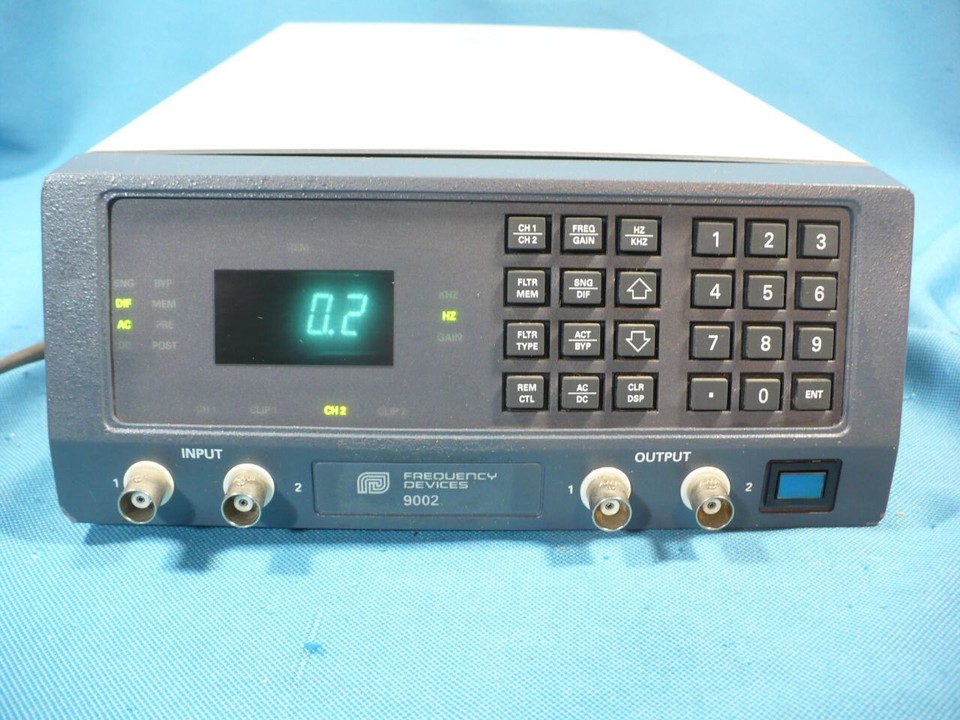 Frequency Devices Model 9002 Dual Channel Filter Instrument | eBay