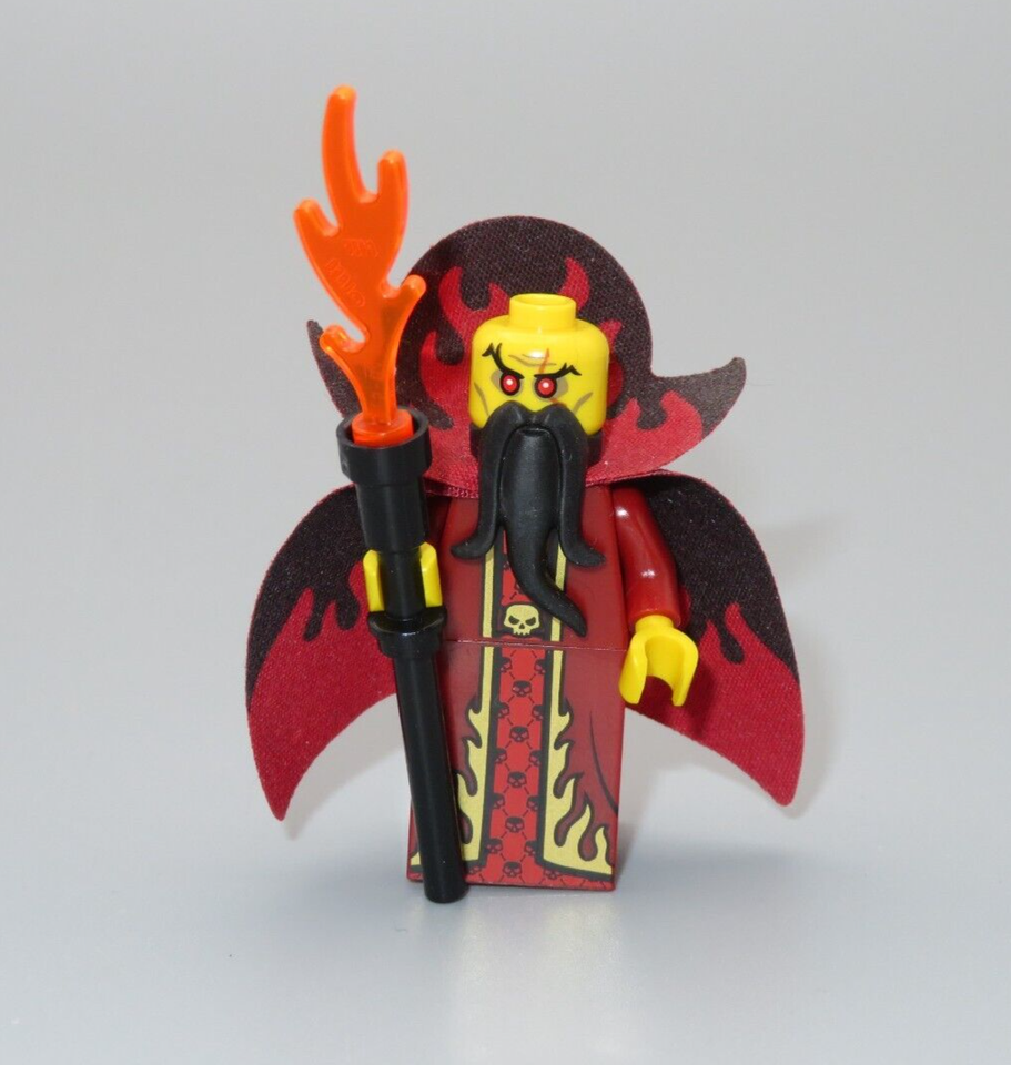 Lego Evil Wizard red black complete minifigure CMF collectible series ...