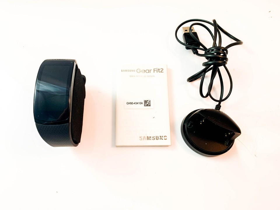 Samsung Gear Fit2 SM-R360 Fitness Smartwatch Large - Black | eBay