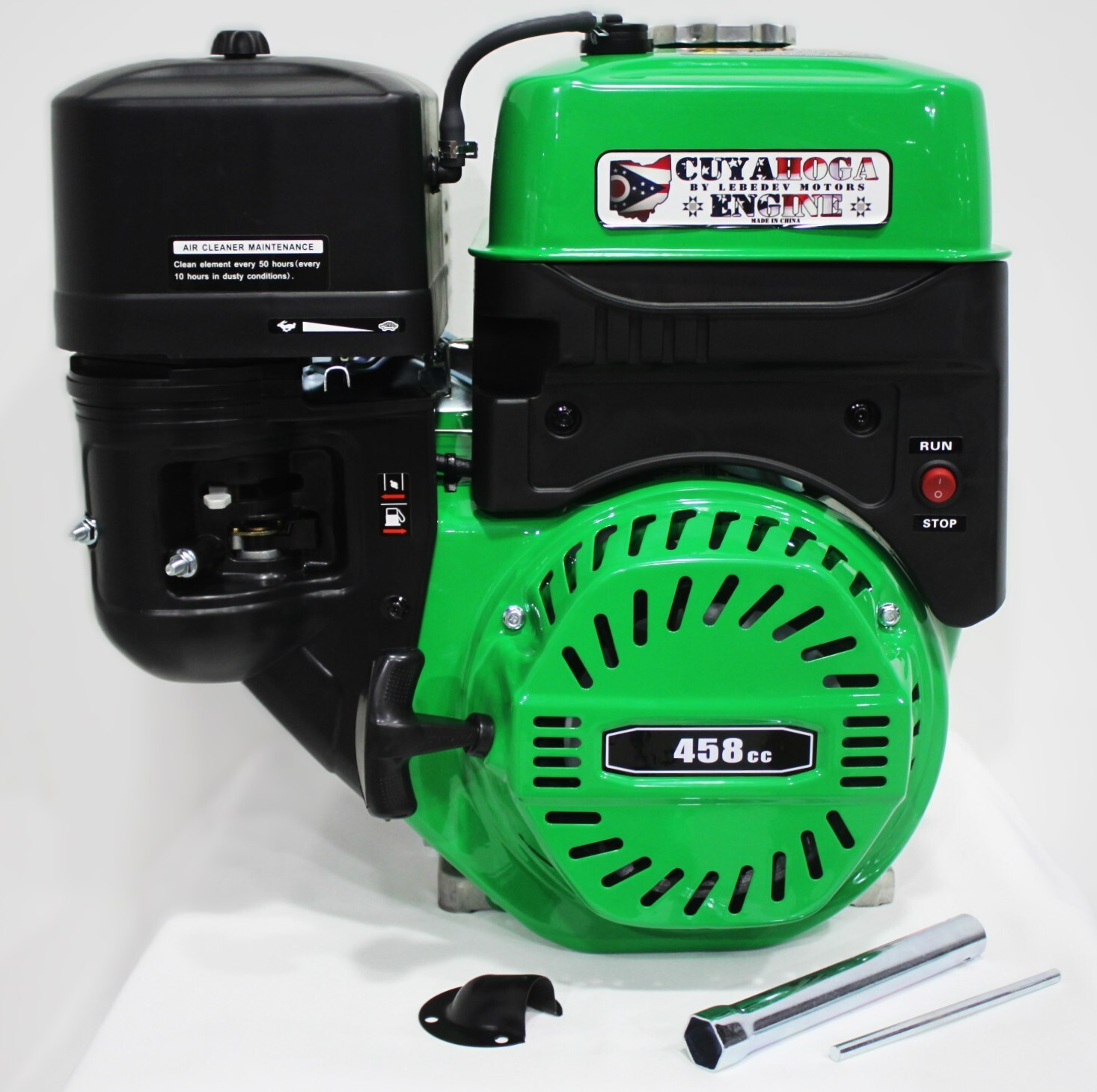 CUYAHOGA 18HP 460cc 1" Recoil Start Horizontal Gas Powered Engine Go ...