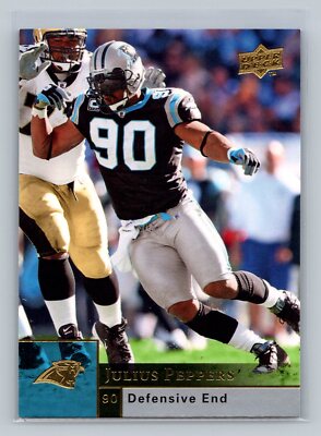 2009 Upper Deck #34 Julius Peppers Carolina Panthers NM-MT | eBay