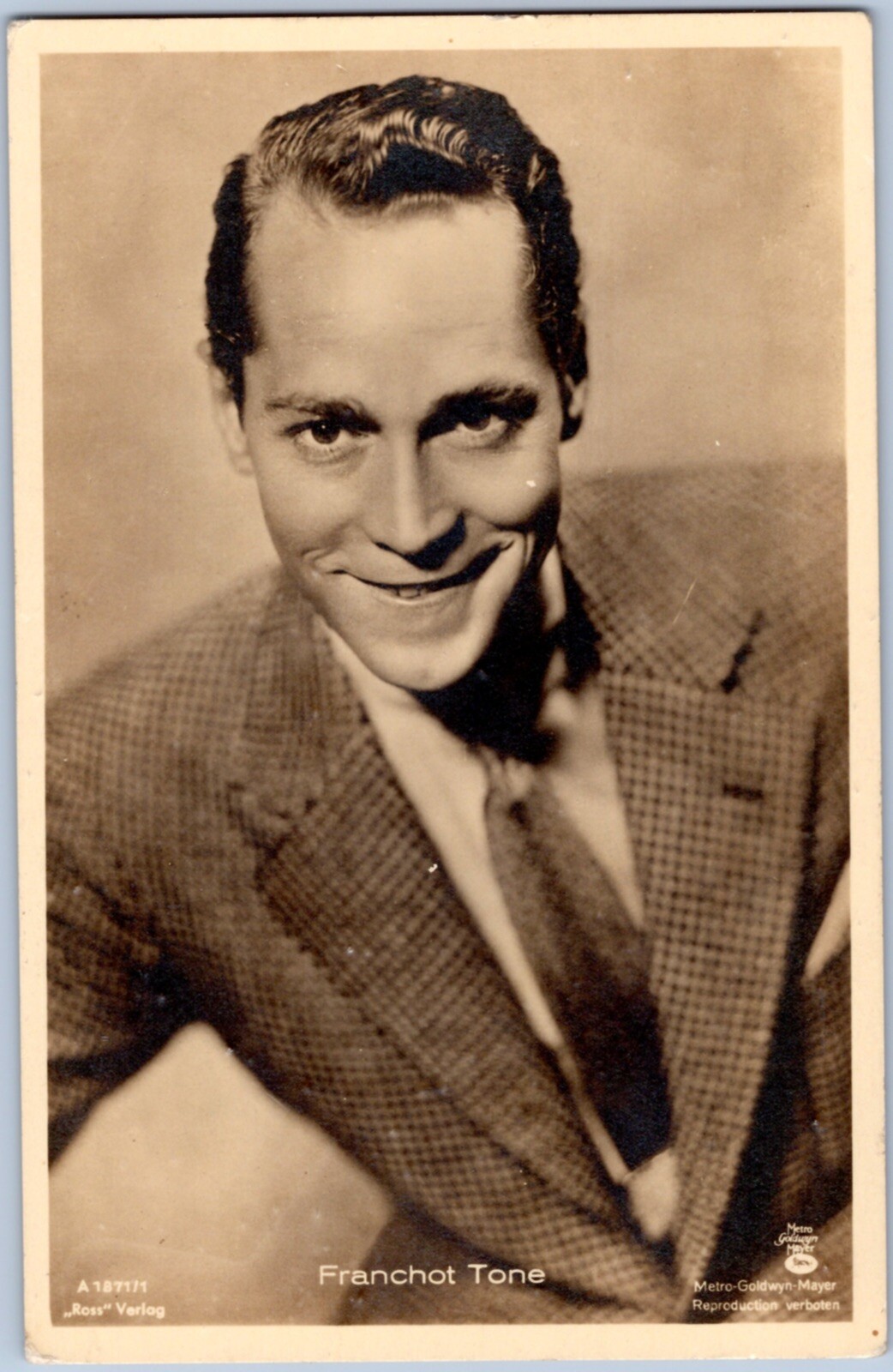 Franchot Tone Actor
