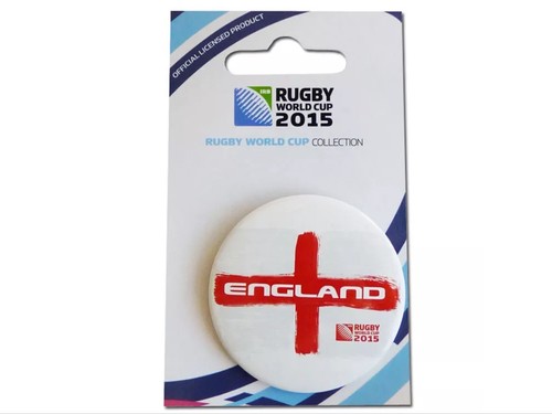 Rugby World Cup 2015 England Button Badge - Official Licensed Product ...