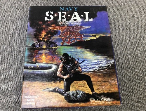 Navy SEAL Computer Game for Commodore 64/128 Complete in Box | Cosmi | eBay