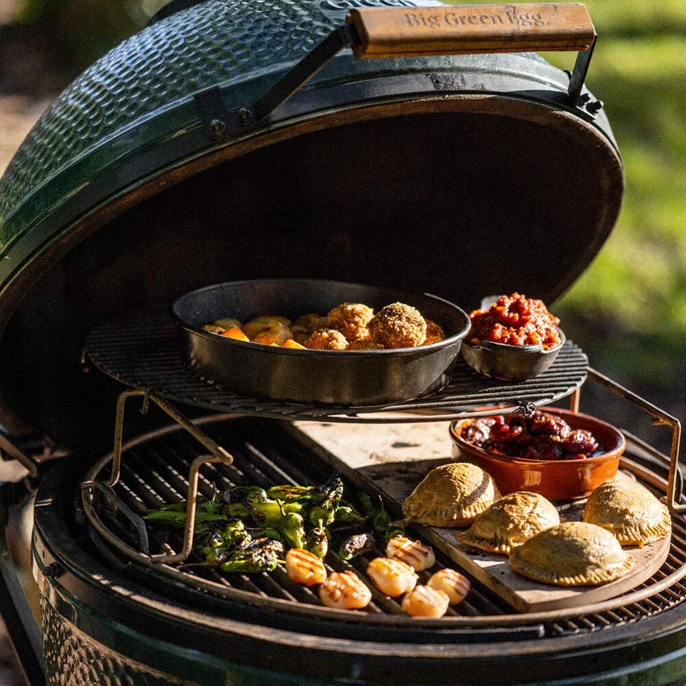 5-Piece EGGspander Kit for Large Big Green Egg 3-Tier BBQ Grill ...