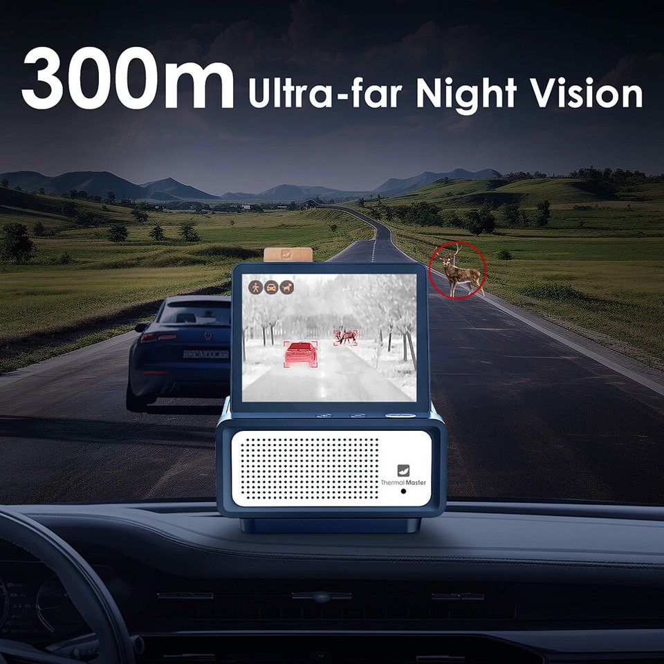 NV300 Night Vison Dash Camera with 328yards t anti-deer collision ...