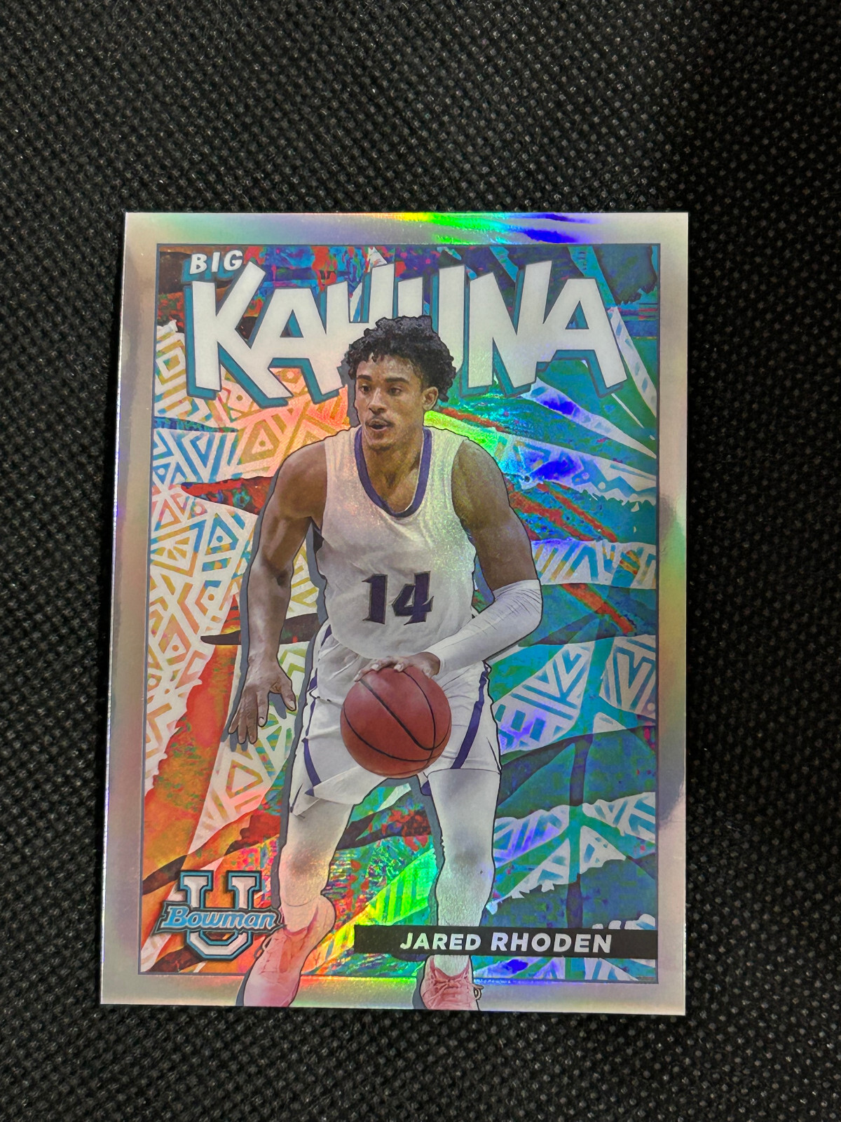 JARED RHODEN 2021-22 Bowman Chrome University Big Kahuna SP Case Hit | eBay