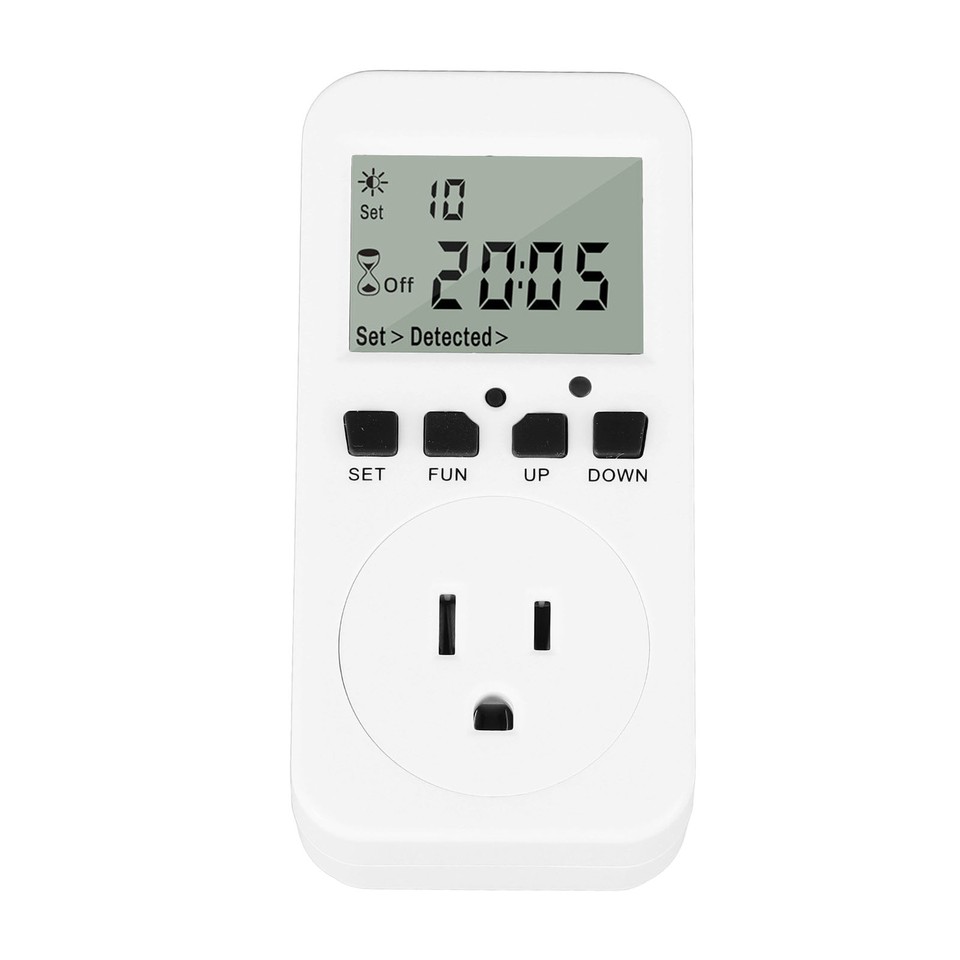 Digital Timer Socket Auto Power Off Countdown LCD Digital Electrical ...