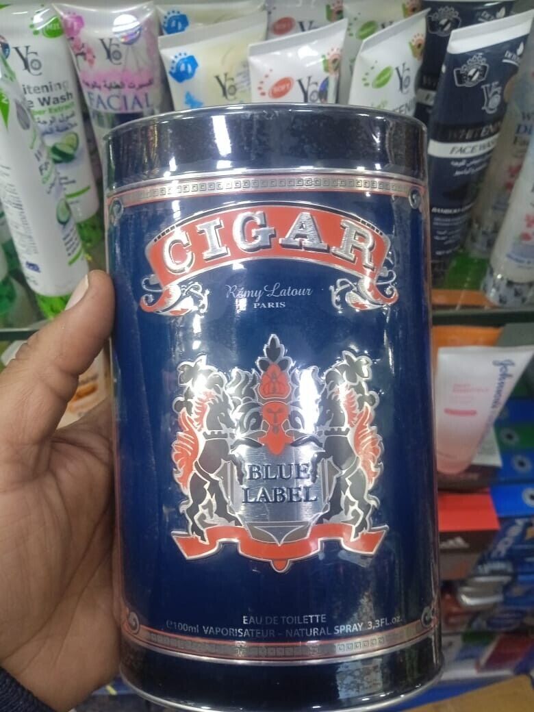 Cigar Blue Label by Remy Latour Eau De Toilette Spray 3.3 oz - FREE ...