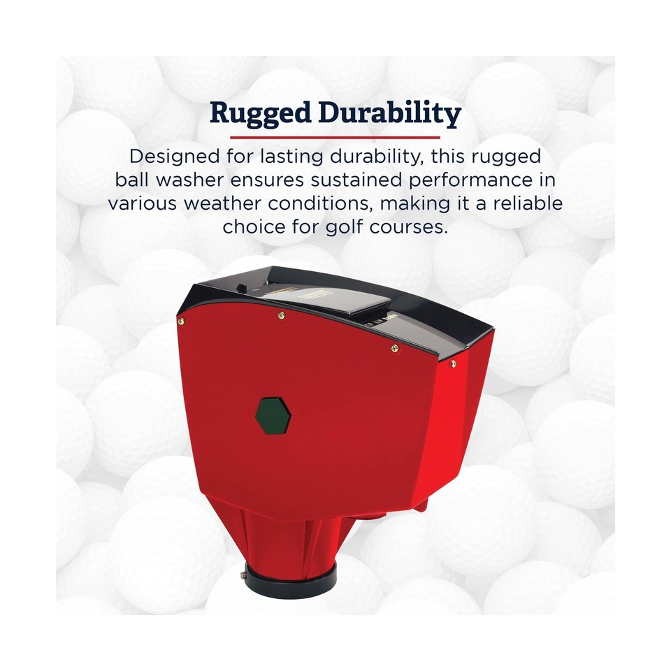 Classic Ball Washer - 4 Ball Capacity Golf Ball Cleaner | Improved ...