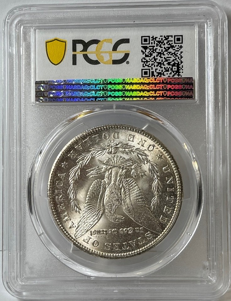 1884-CC $1 Morgan Silver Dollar PCGS MS63 - Beautiful Cartwheel luster ...