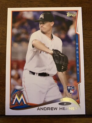 Andrew Heaney Rookie Card # US 245 2014 Topps Series 2 Miami Marlins | eBay