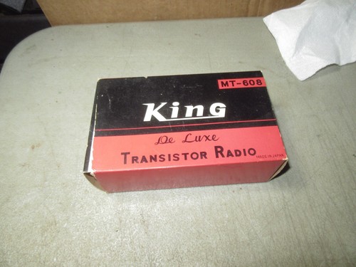 Vintage King MT-608 Transistor Radio AM Tested Working w/original box ...