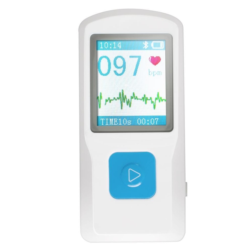 Portable Wireless Heart Rate Monitor ECG EKG Display USA Seller | eBay