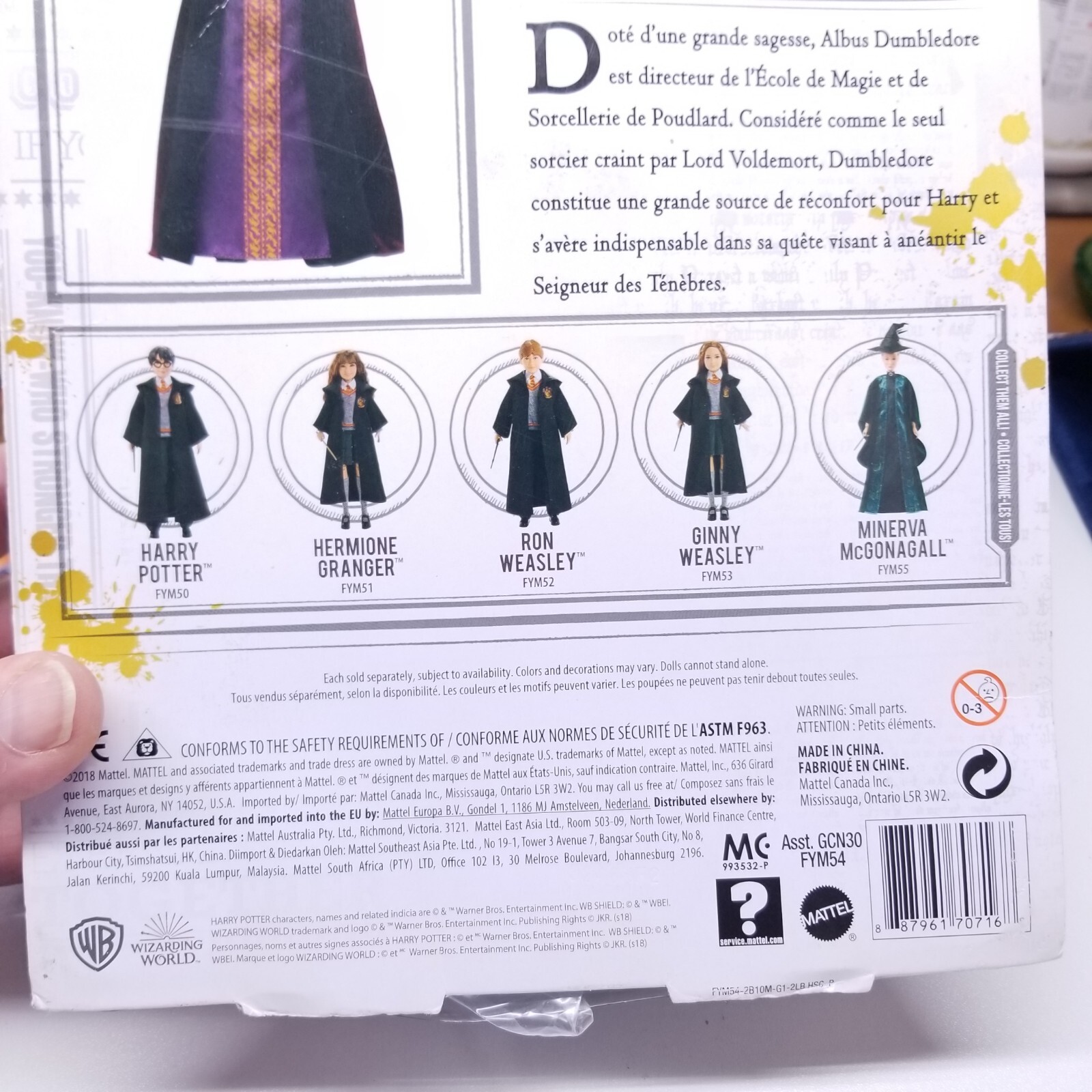 Mattel FYM54 Harry Potter Albus Dumbledore Doll - for sale online | eBay