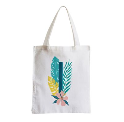 Sac en Tissu I Isabelle Irene Fleurs Exotique Premiere Lettre Prénom ...