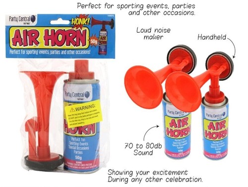 3x Gas Horn Air Horn Hand Held No Pumping Needed Handheld Loud Sport ...