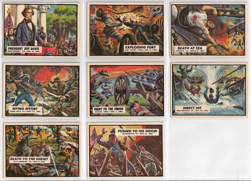 Civil War News Topps 1962: Lot of 35 Cards (SEE SCANS & description) | eBay