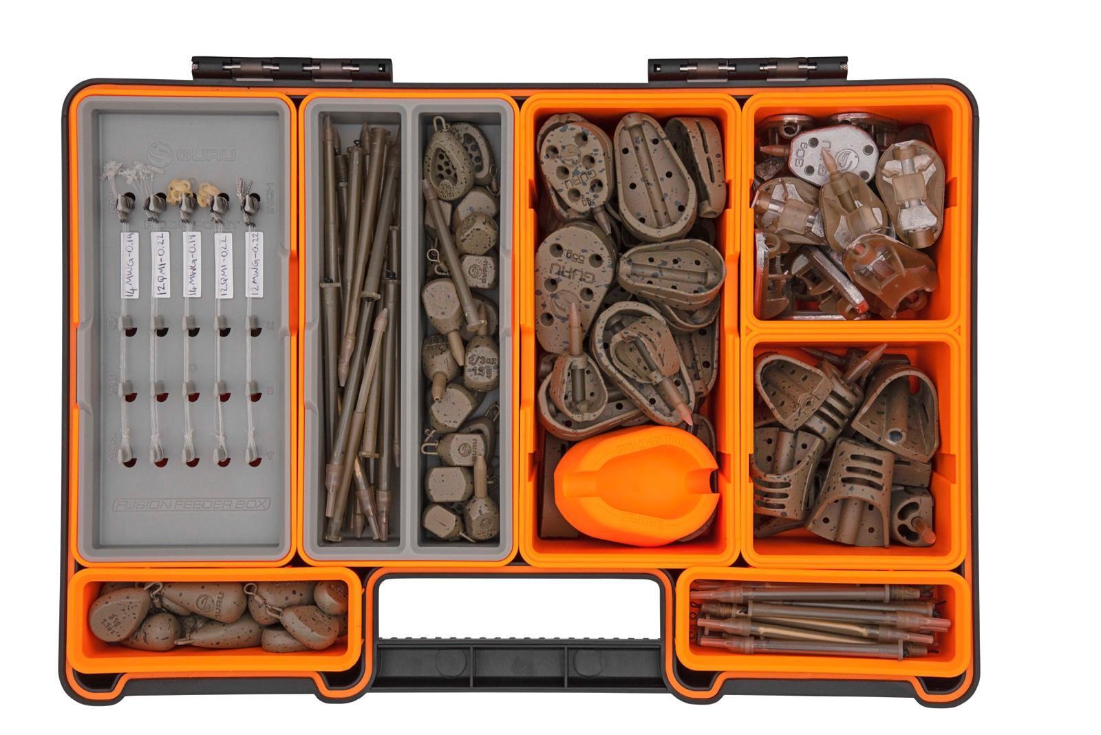 Guru Feeder Box & Inserts / Coarse Fishing Tackle Box | eBay