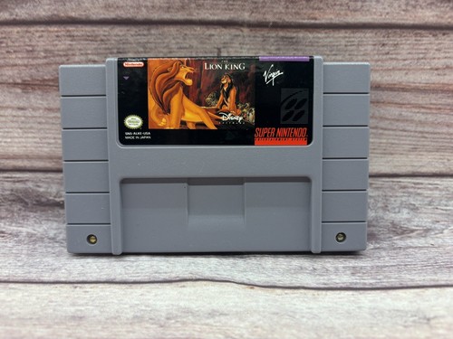 The Lion King Disney Super Nintendo SNES, 1994 Cartridge Only Tested ...