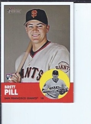 Brett Pill 2012 Topps Heritage RC SP | eBay