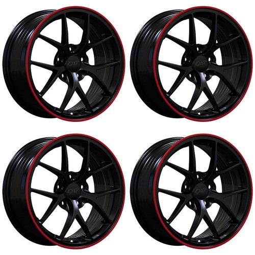 Set of 4 17in Black Alloy Wheel Rims for Toyota Supra, DA9R8X7 5x114.3 ...