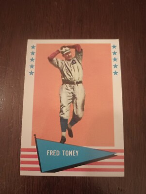 1961 Fleer #80 Fred Toney (NRMT) | eBay